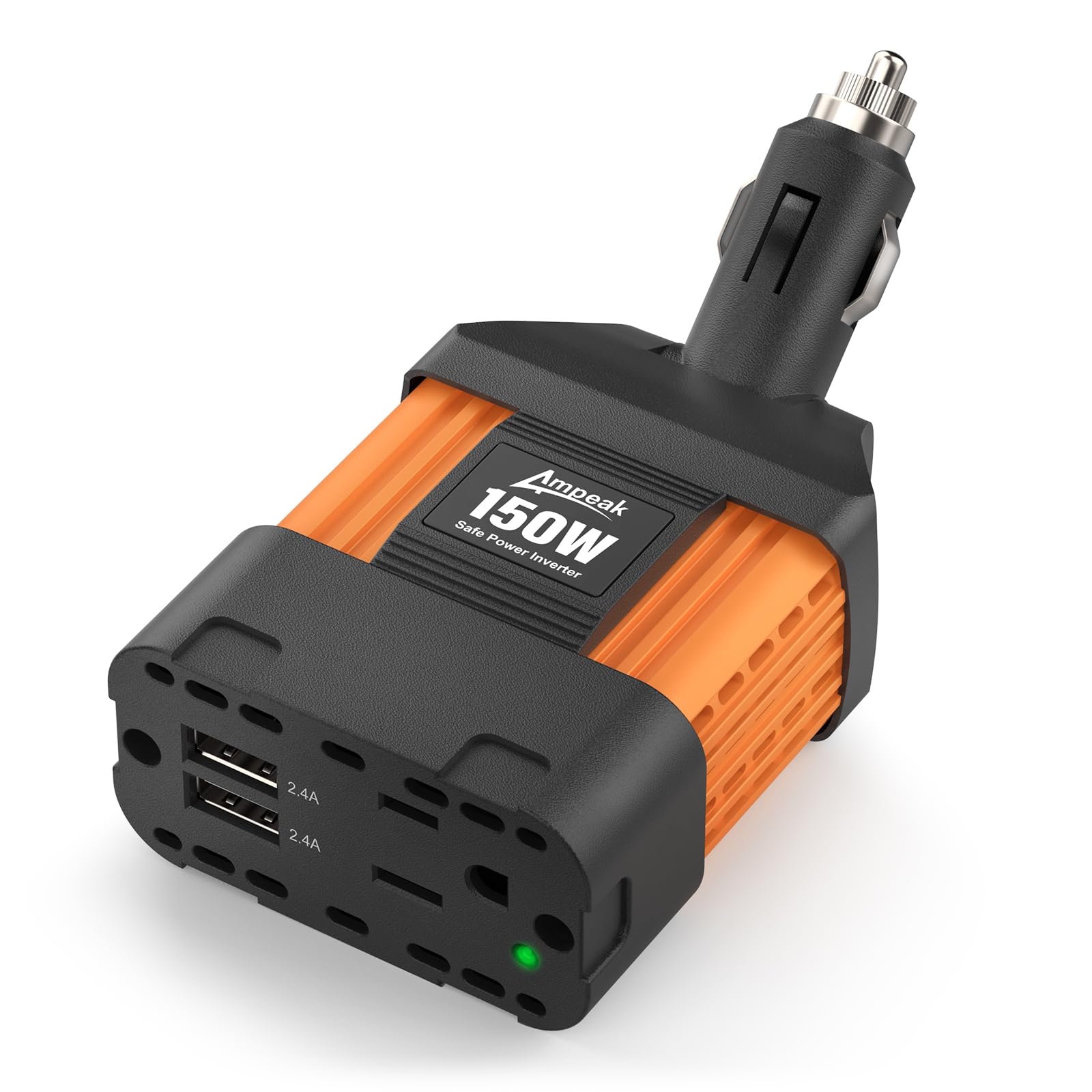 Ampeak 150W Car Power Inverter（DC 12V to AC 110V